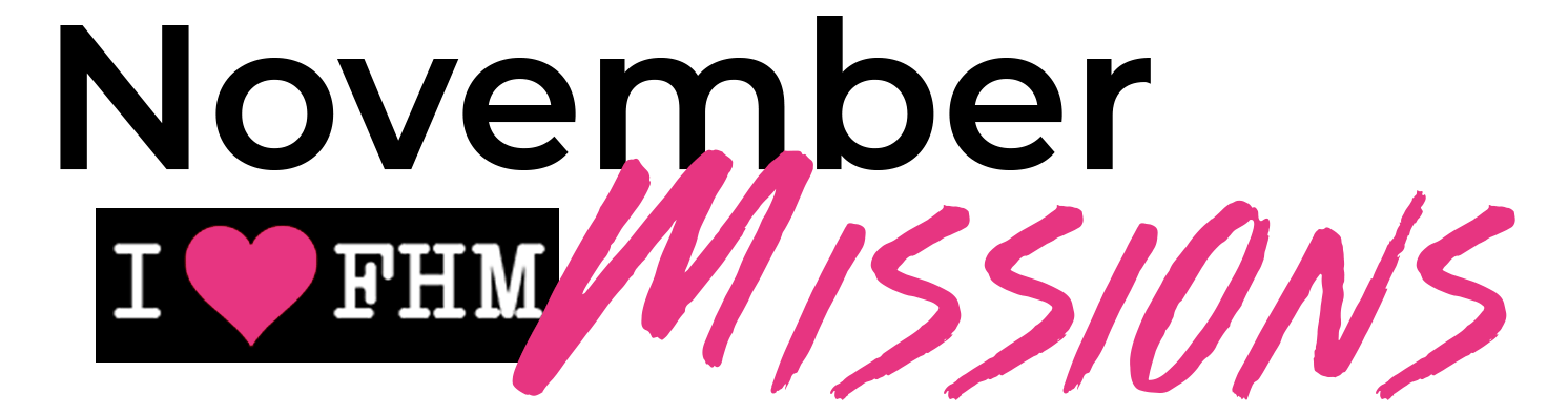 November Missions - Feed Hungry Minds
